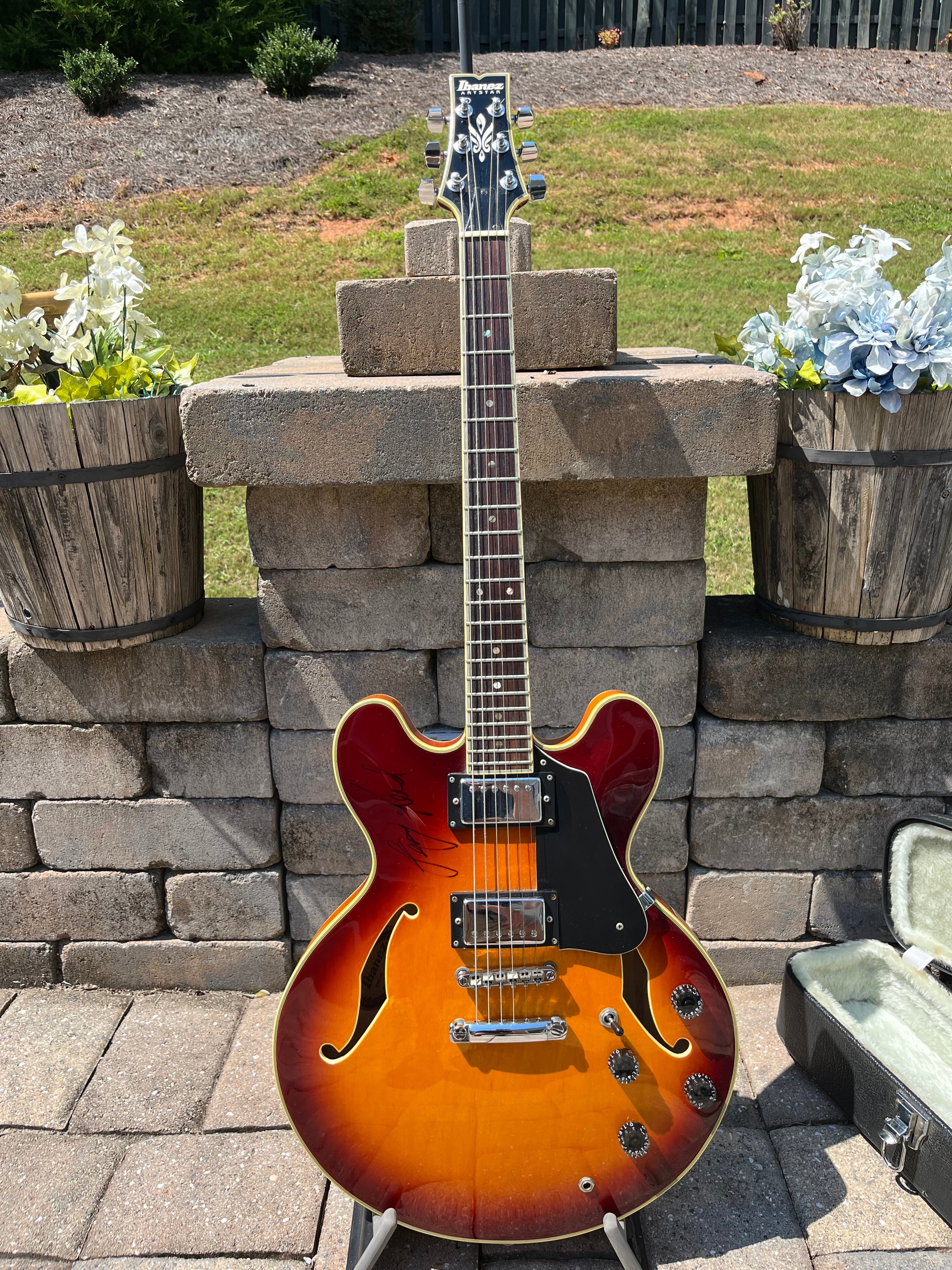 1994 Ibanez Artstar Hollow Body Electric Guitar W Jerry Reed Signature ...
